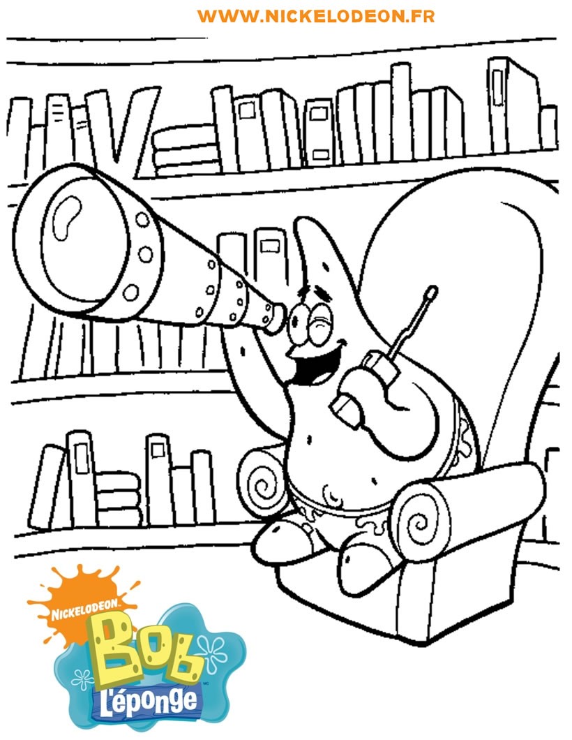 Coloriages patrick et sa longue vue - fr.hellokids.com Coloriages patrick et sa longue vue - fr.hellokids.com