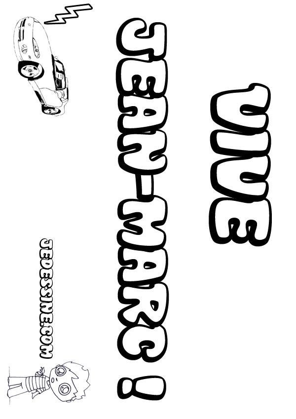 Coloriages jean-marc - fr.hellokids.com