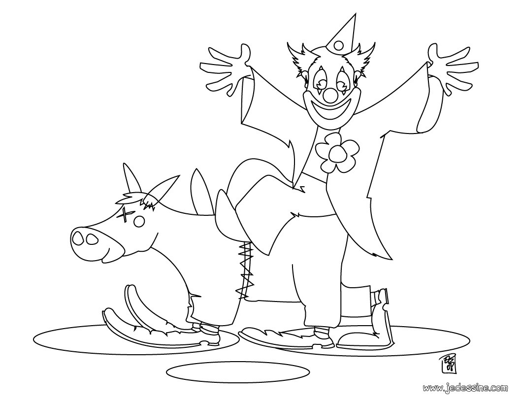 Rodeo Clown Coloring Pages Sketch Coloring Page
