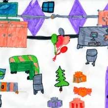 Comment dessiner chez moi - fr.hellokids.com