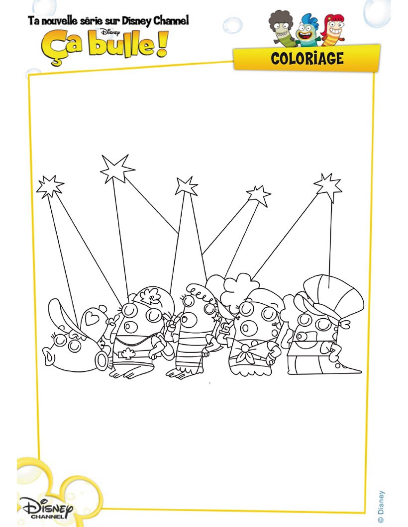 Coloriage CA BULLE - coloriages GRATUITS à imprimer sur Jedessine.com