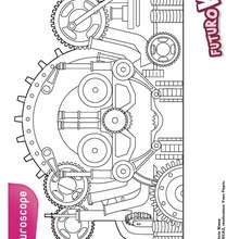 Coloriages spectacle nocture du futuroscope à colorier - fr.hellokids.com