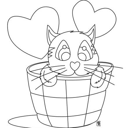 Coloriages de Chat - Coloriages - Coloriage à imprimer gratuit - fr ...