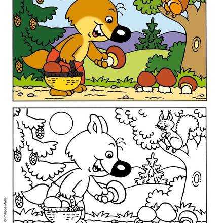Coloriage MINI-LOUP - Coloriages - Coloriage à imprimer gratuit - fr ...