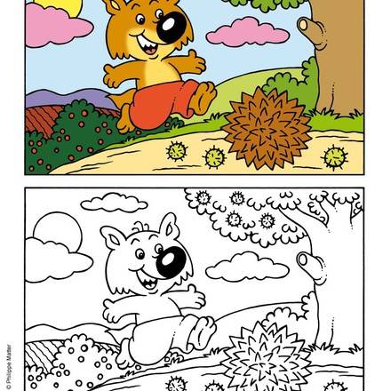 Coloriage MINI-LOUP - Coloriages - Coloriage à imprimer gratuit - fr ...