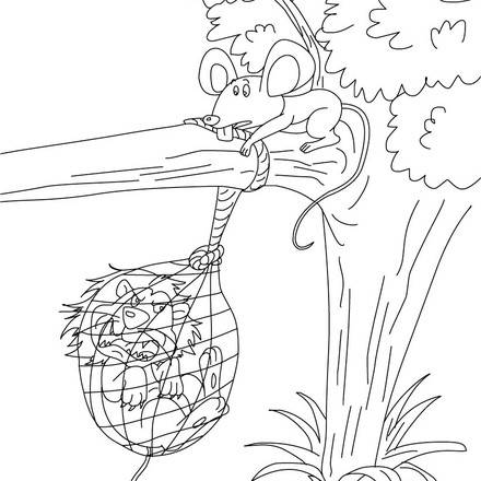 Les fables de La Fontaine à colorier - Coloriages - Coloriage à ...