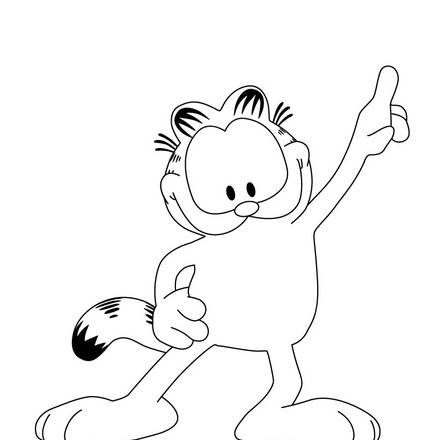 Coloriage GARFIELD - Coloriages - Coloriage à imprimer gratuit - fr ...