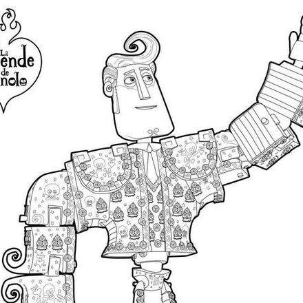 Coloriage LA LEGENDE DE MANOLO - Coloriages - Coloriage à imprimer ...